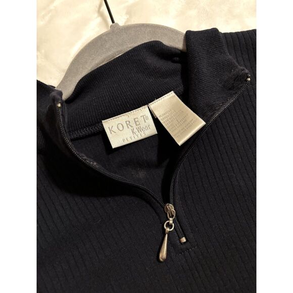 Koret | Tops | Koret Kwear Petites Ribbed Mock Neck Womens S Minimalist ...